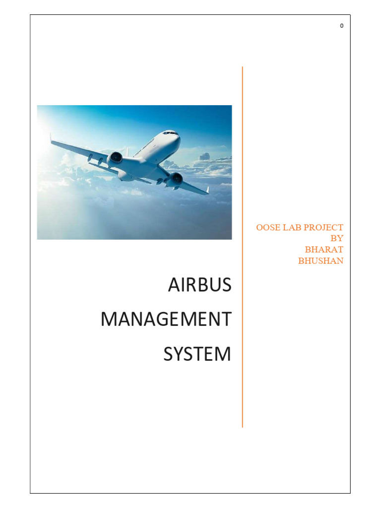 Airbus Management System: Oose Lab Project BY Bharat Bhushan | PDF | Unified Modeling Language ...