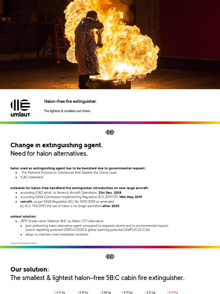 Halon Free Fire Extinguisher - Brochure | PDF | Fires | Aircraft