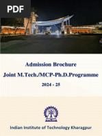 Iit PHD - Brochure-Website | PDF | Doctor Of Philosophy | Academic Degree