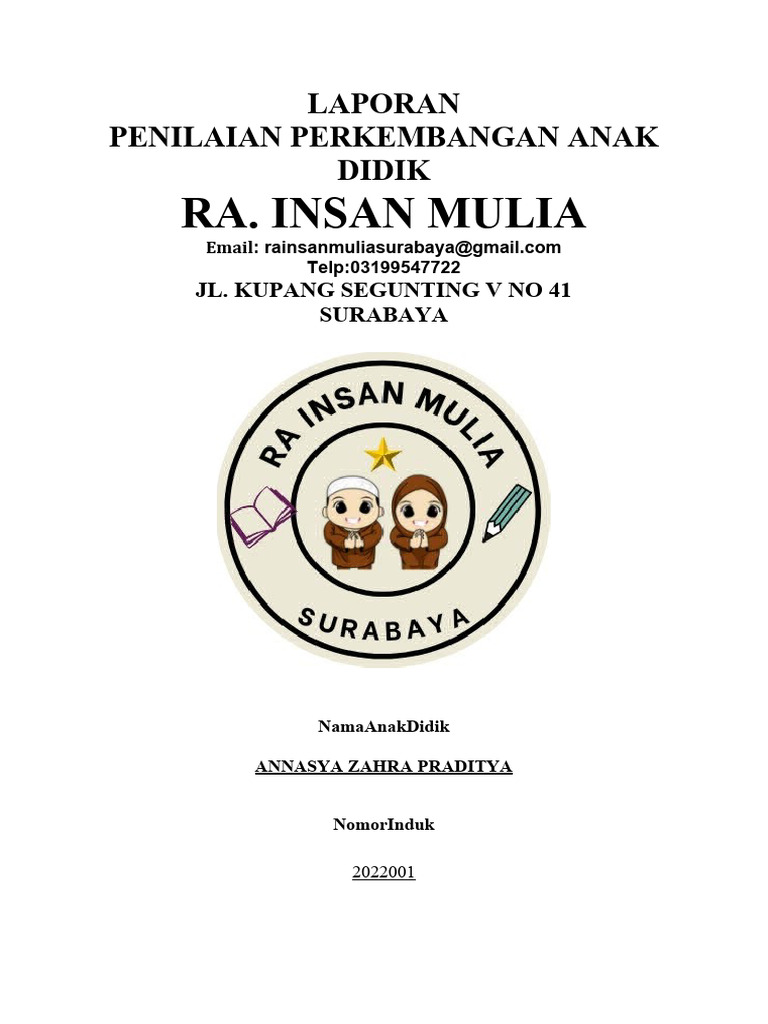 Biodata Rapot-1 | PDF | Kesehatan Holistik