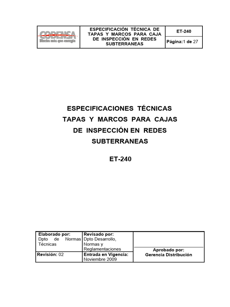 Cajas de Inspeccion en Redes | PDF | Hormigón | Acero