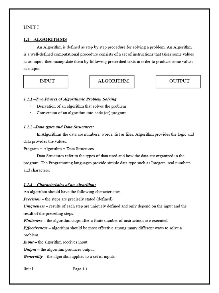 GE3151-Notes-2 | PDF | Algorithms | Programming