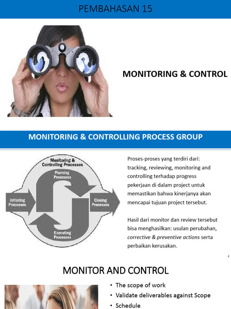 Proses Monitoring dan Kontrol Proyek | PDF