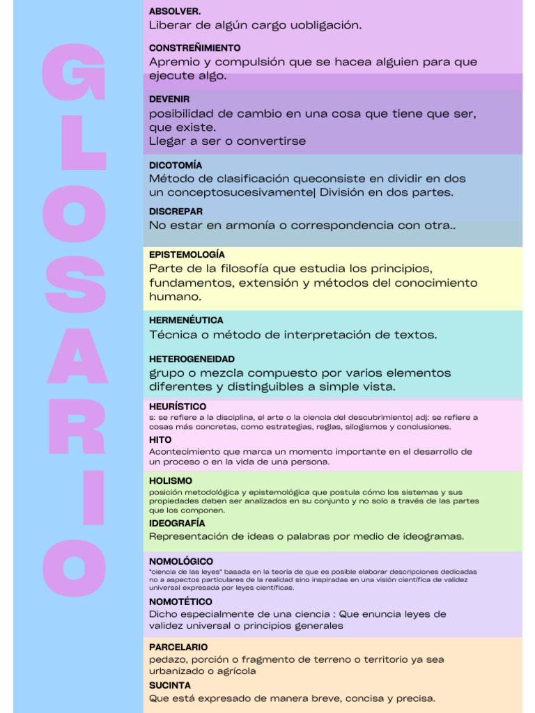 Glosario | PDF
