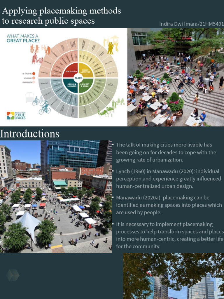 Lit Study - Applying Placemaking Methods To Research Public Spaces - BY ...