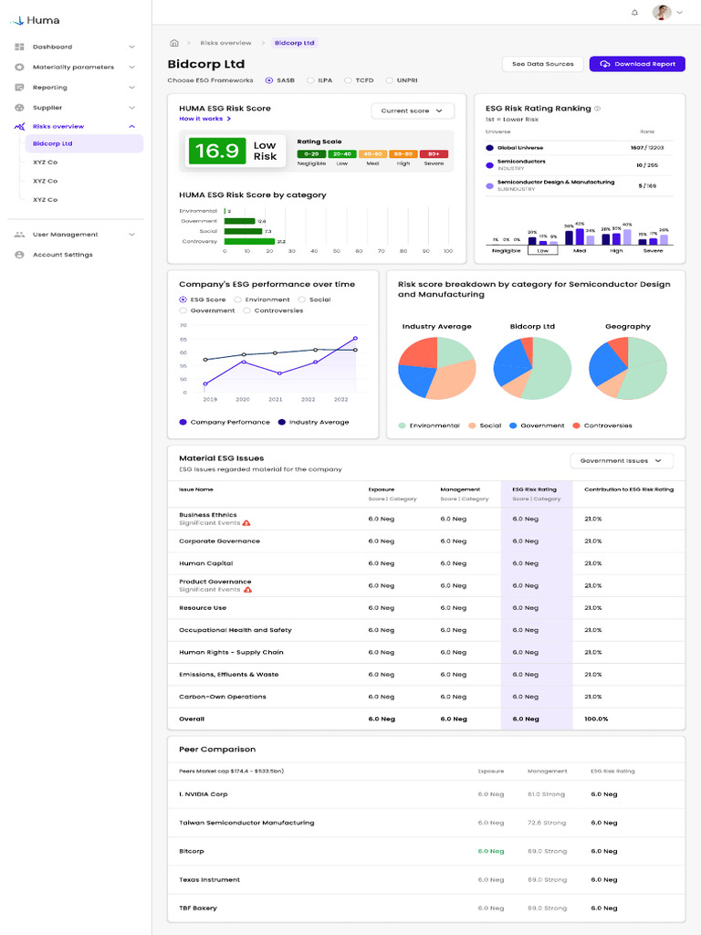 Risk Scoring Dashboard | PDF