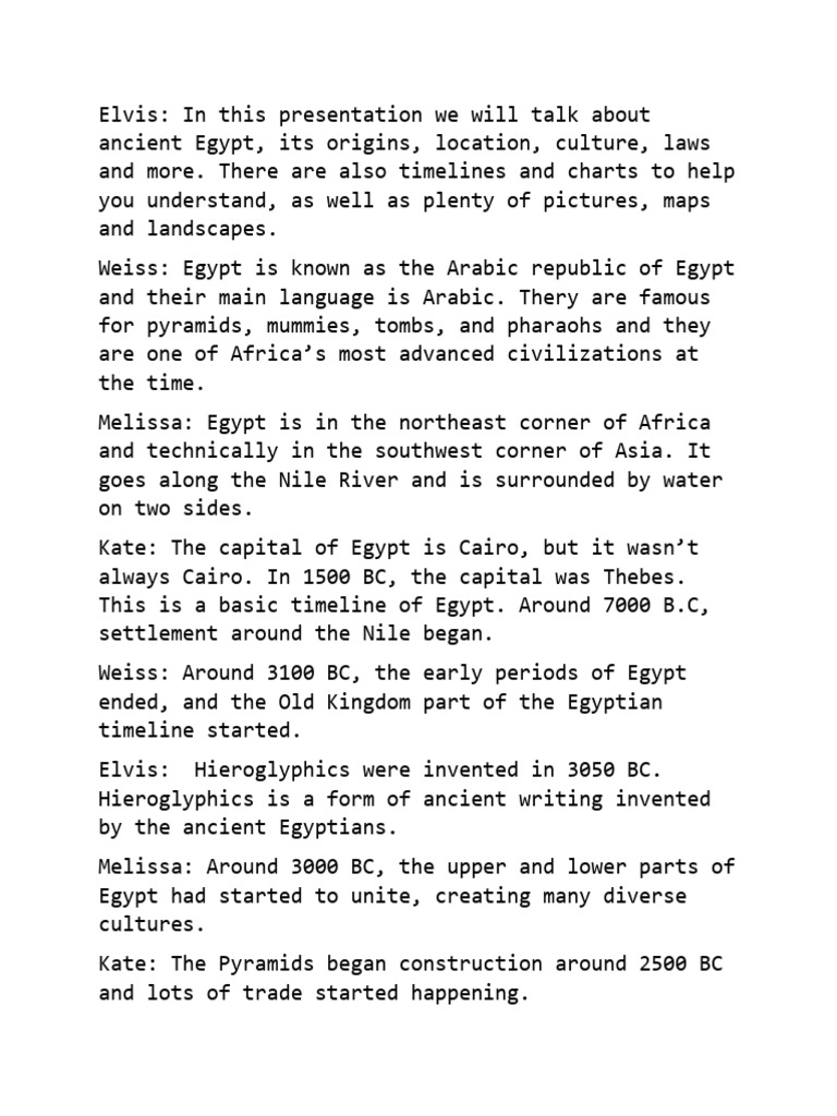 S.S script | PDF | Ancient Egypt | Egypt