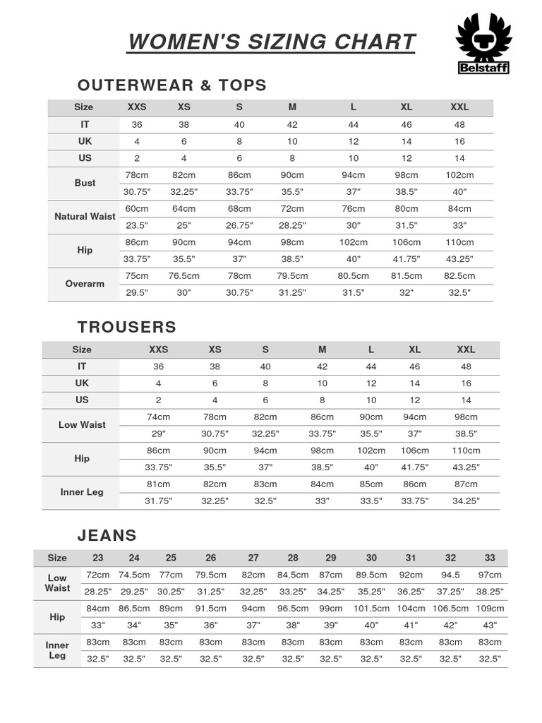 Eng Belstaff Size Women | PDF