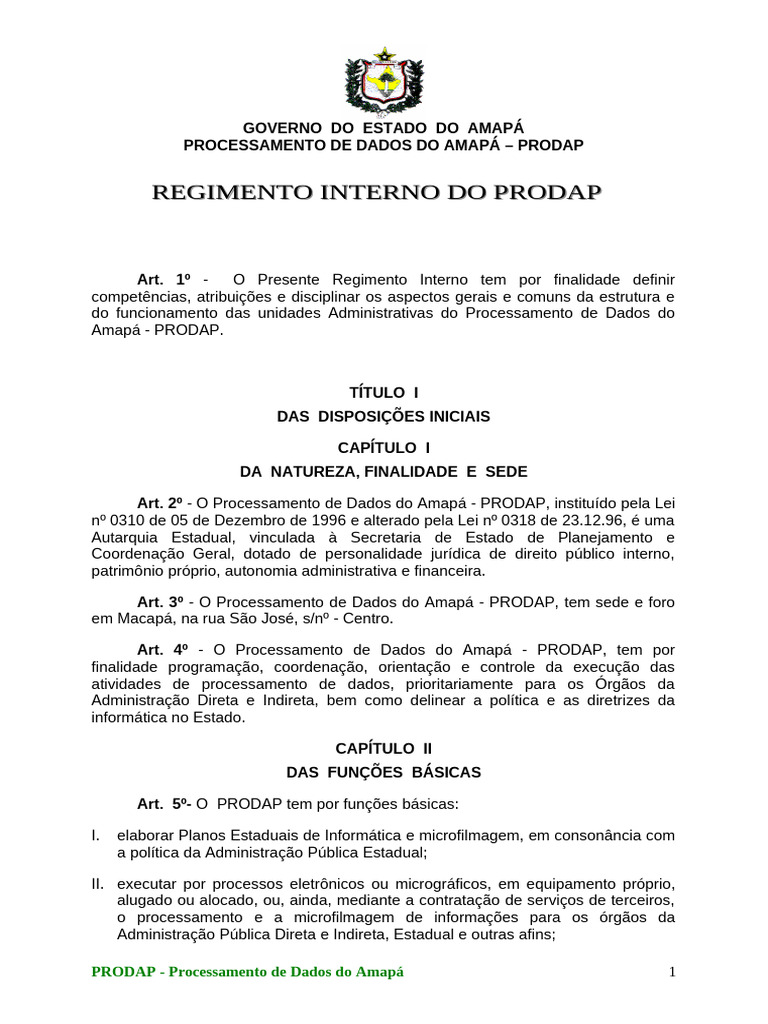 PRODAP | PDF | Orçamento | Administração pública