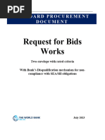 World Bank Standard Bidding Documents | PDF | Specification (Technical ...