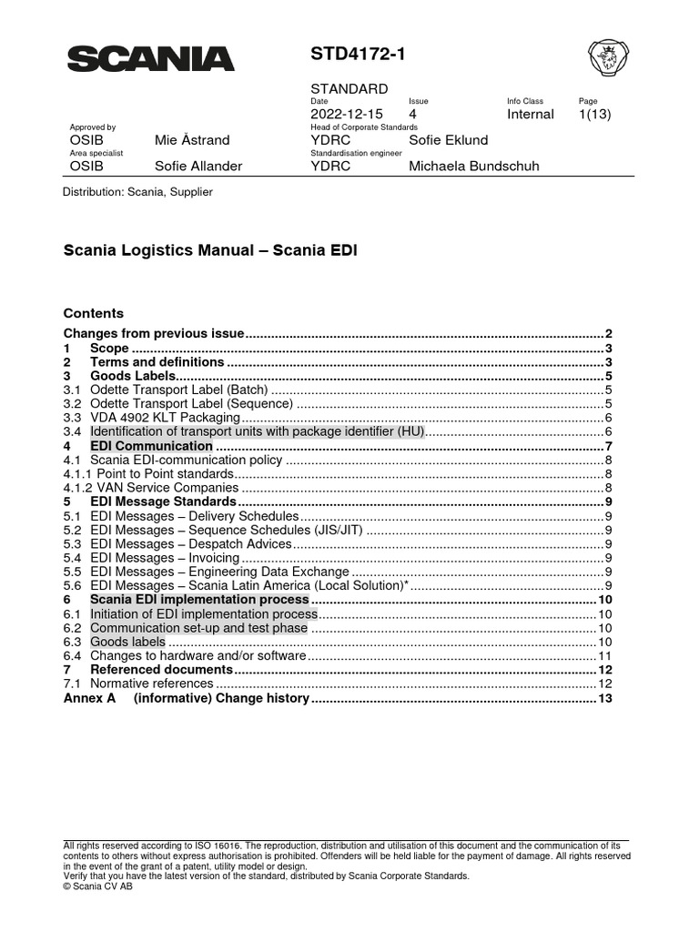 STD4172-1 Edi | PDF | Electronic Data Interchange | Invoice