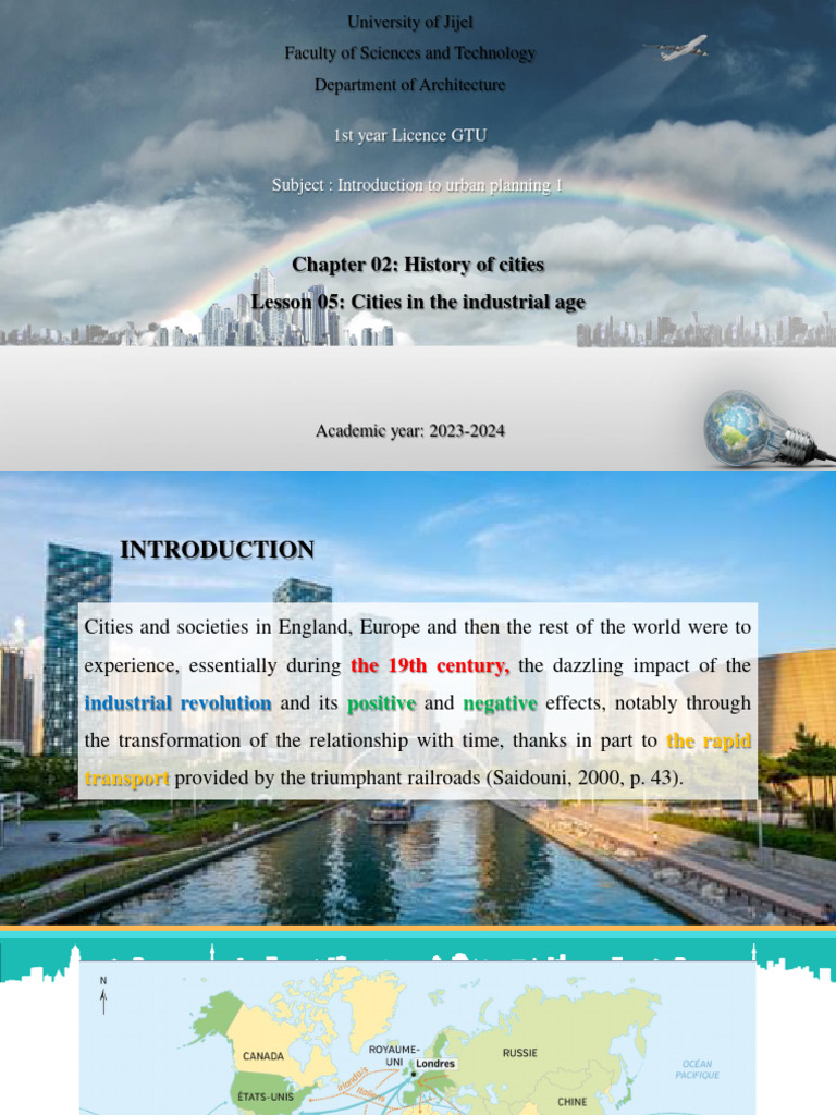 Course 05 Introduction To Urban Planning | PDF | Industrial Revolution ...