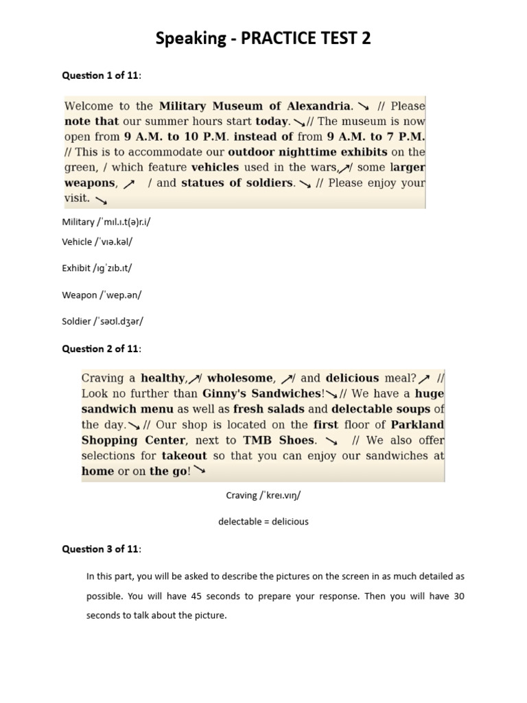 speaking | PDF