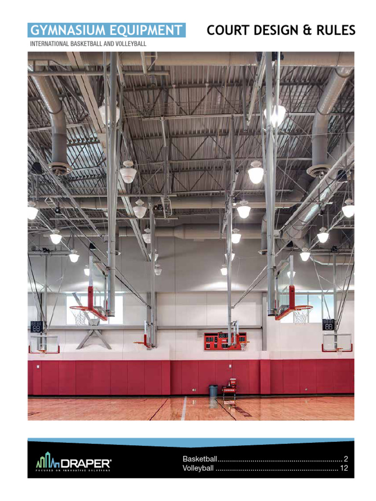International Basketball Court Design Rules | PDF