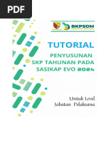 Panduan Penyusunan SKP Format 2022 Pada Si-BTM PDF | PDF