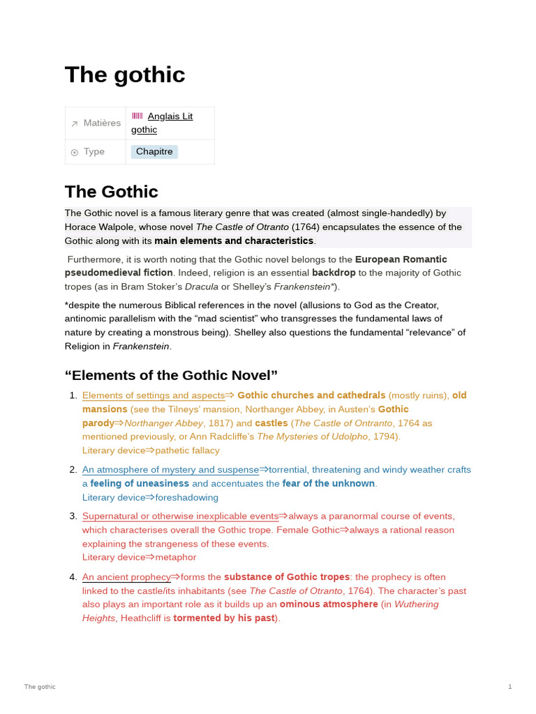 The Gothic BFI Programme | PDF | Gothic Fiction | Frankenstein