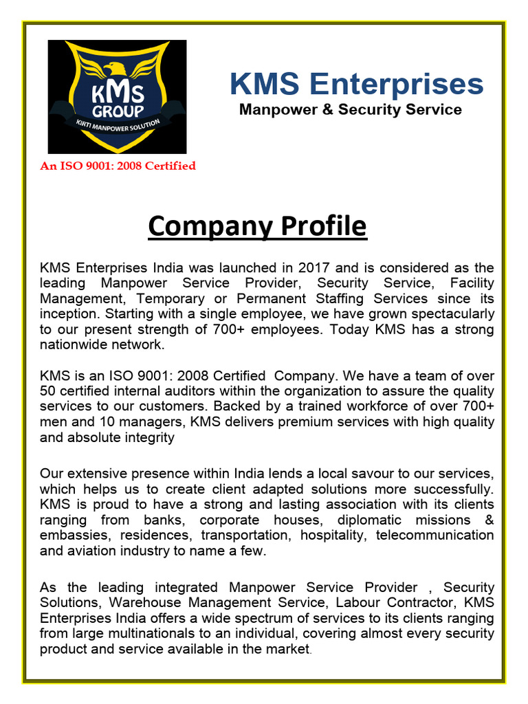 KMS Enterprises | PDF