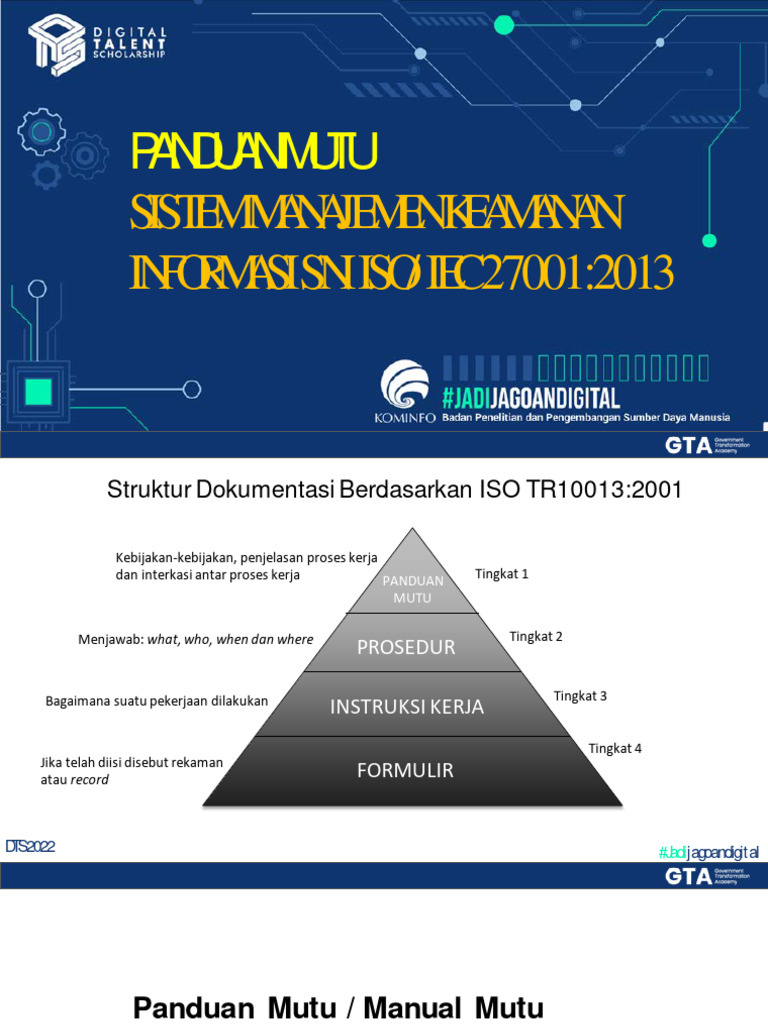 Materi 11 - Dokumentasi - Panduan Mutu | PDF