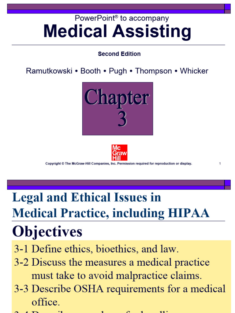 Chapter 03 Legal and Ethical Issue in Medical Practice | PDF | Health ...