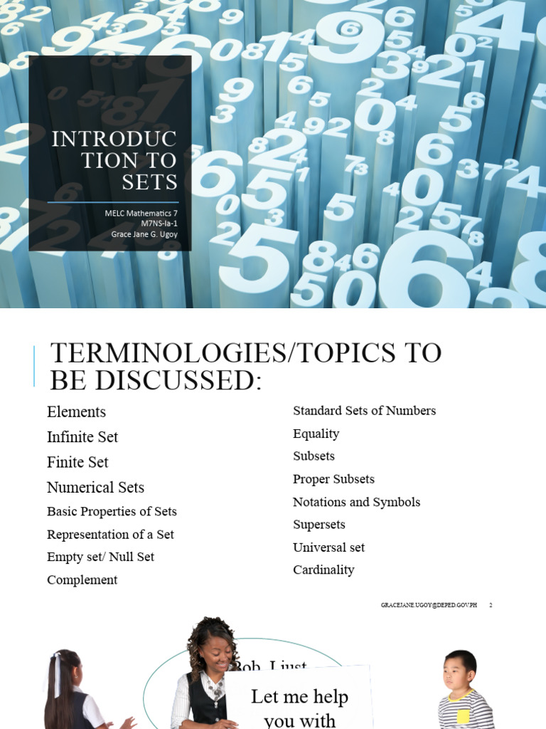 Introduction to Sets for Mathematics 7 | PDF | Set (Mathematics) | Numbers