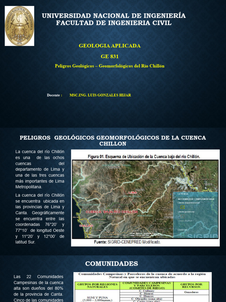 Cuenca Del Rio Chillon | PDF | glaciar | Valle