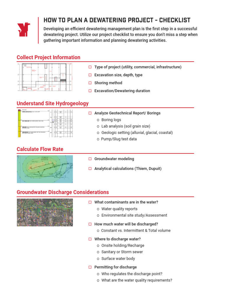 Dewatering Plan Checklist | PDF