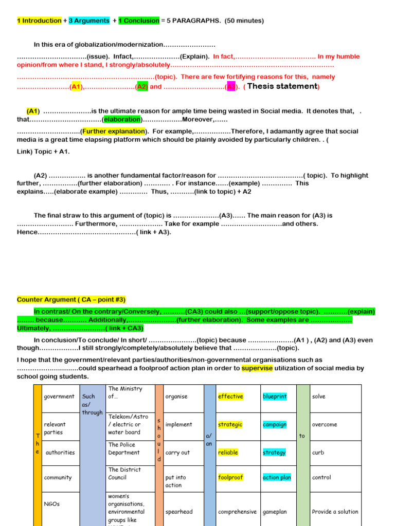 2063036007-Example Writing Template | PDF