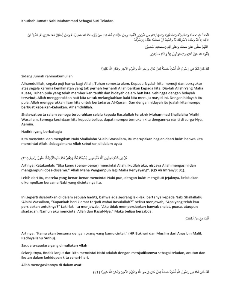 Khutbah Jumat Riyadi | PDF