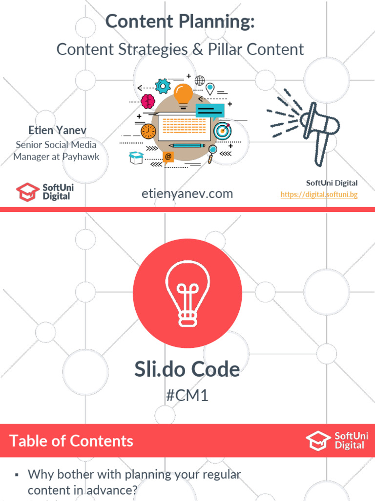 CM4 - Content Planning and Distribution - September 2023 | PDF | World Wide Web | Internet & Web