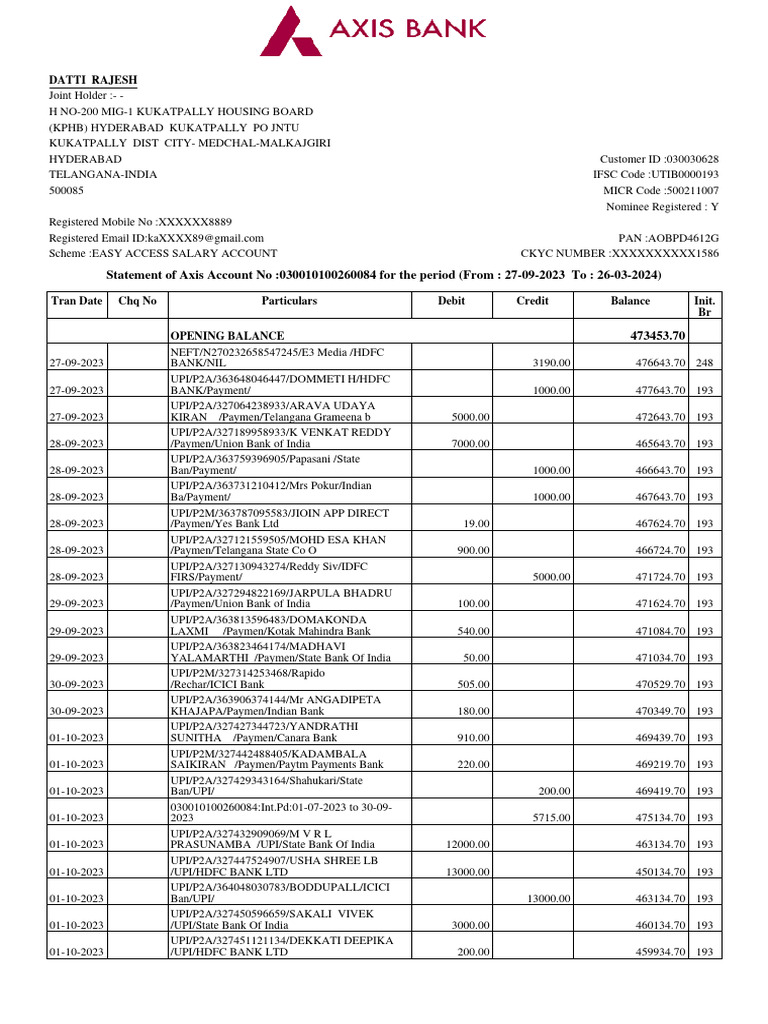Account STMT | PDF | Payments | Personal Finance
