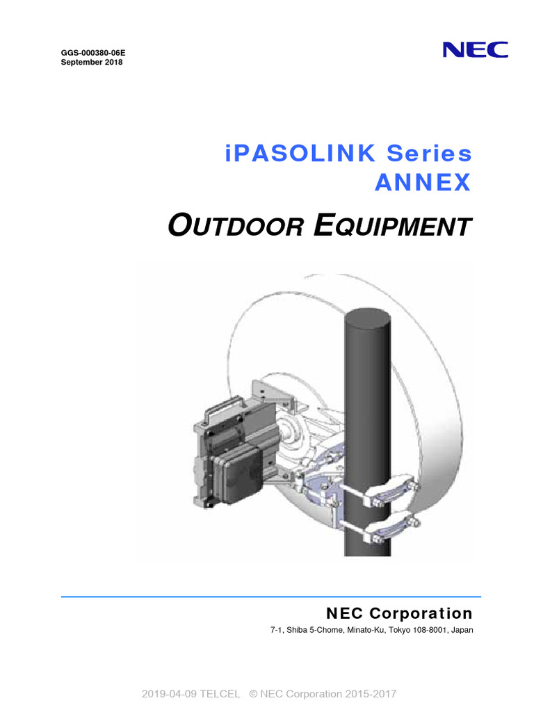 Ipaso VR A3 GGS-000380-06E ode-SS1901 | PDF | Antenna (Radio) | Nut ...