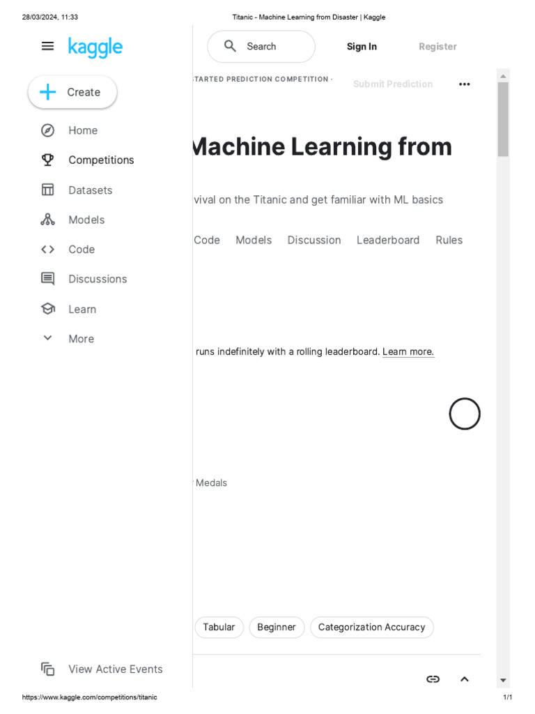 Titanic - Machine Learning From Disaster - Kaggle | PDF