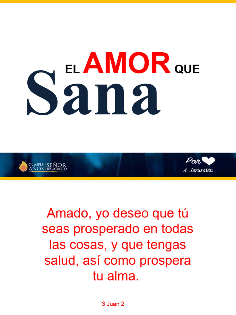 El Amor Que Sana | PDF | Jesús | Evangelio de Mateo