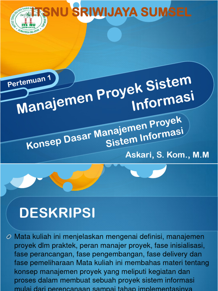 Pert 1 - Konsep MPSI | PDF