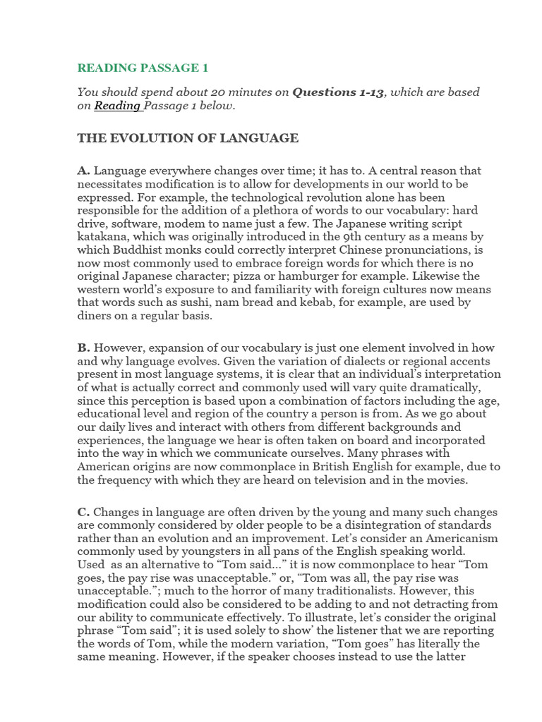 IELTS Reading Practice Test 63 With Answer Key | PDF | Psychometrics ...