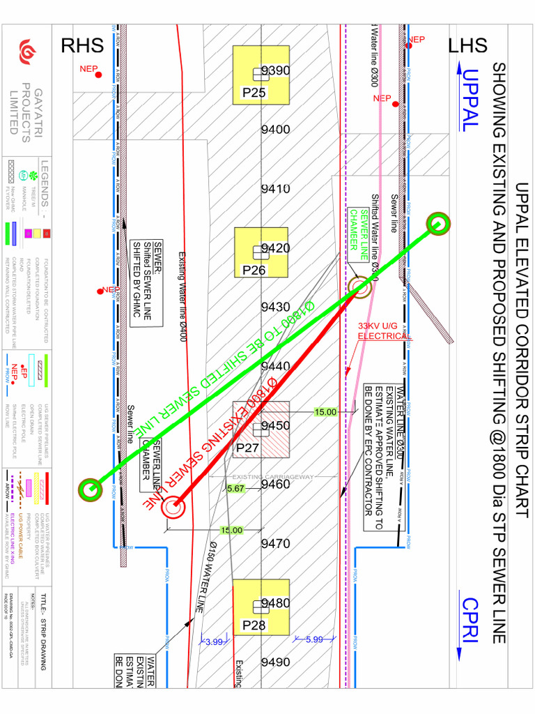 p27 Pipe Shifting Proposed Details | PDF