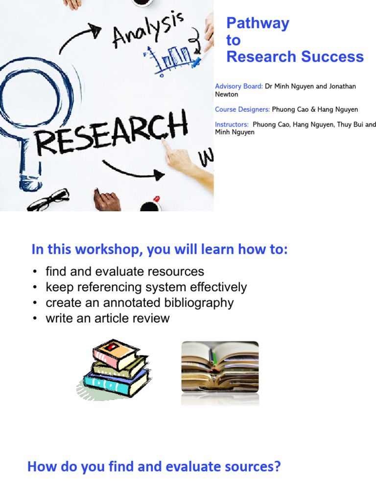 MODULE 1- Annotated Bibliography_ Finding & Evaluating Sources | PDF ...