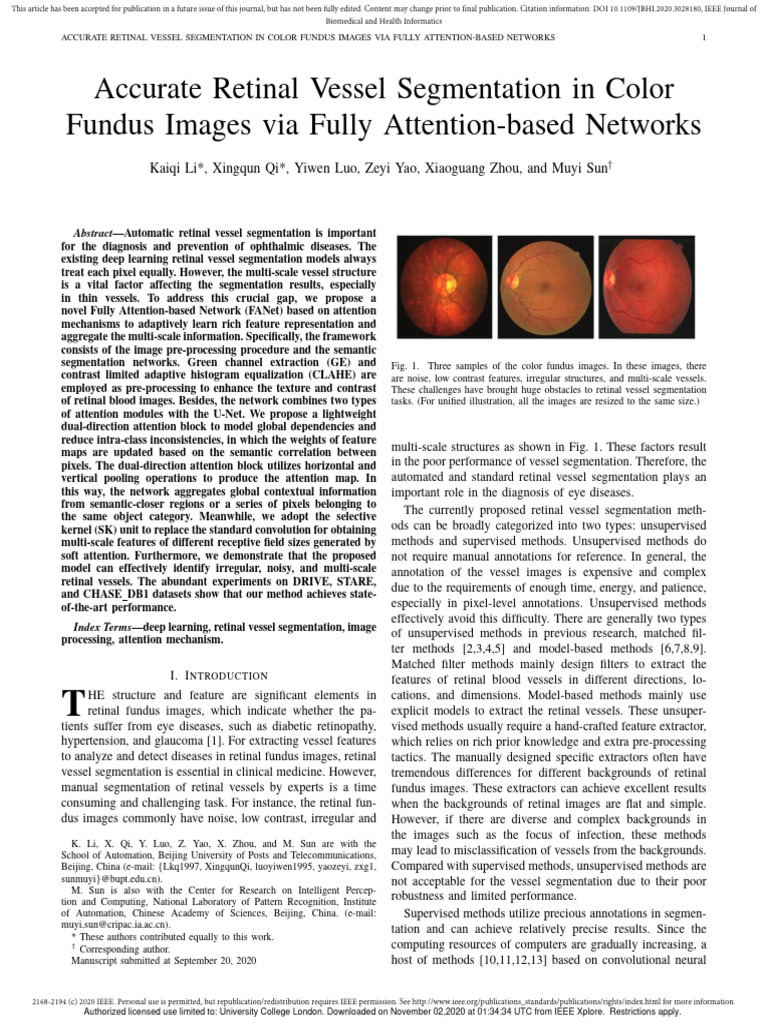Accurate Retinal Vessel Segmentation in Color Fundus Images Via Fully ...