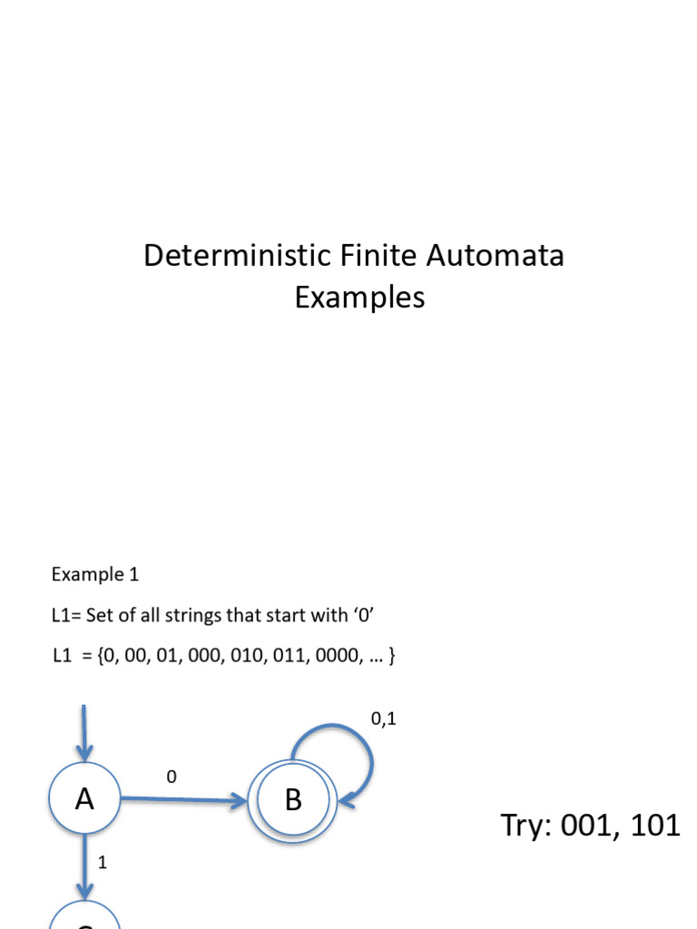 Understanding Deterministic Finite Automata | PDF | Algorithms ...