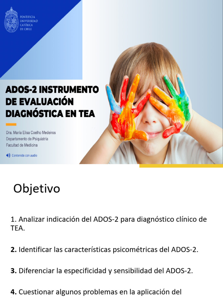 ADOS-2 - Diplomado 2023.1 | PDF