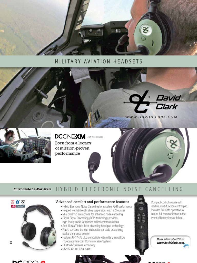 230-39254 Military Headset Brochure LR Web | PDF | Headphones | Microphone