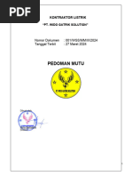 Contoh Manual Mutu Dari Perusahaan Lain | PDF