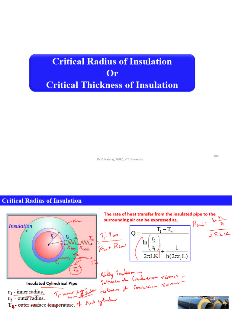 13-Concept of Critical Radius of Insulation With Numerical-31!01!2024 ...