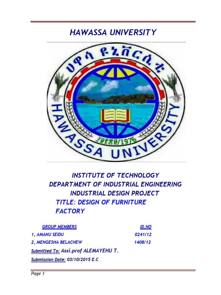 Industrial Design of Furniture Factory | PDF | Market Segmentation ...