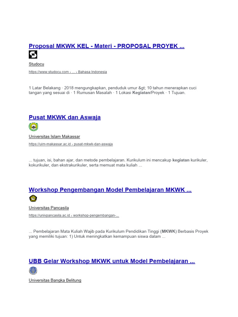 PROPOSAL MKWK DONE | PDF