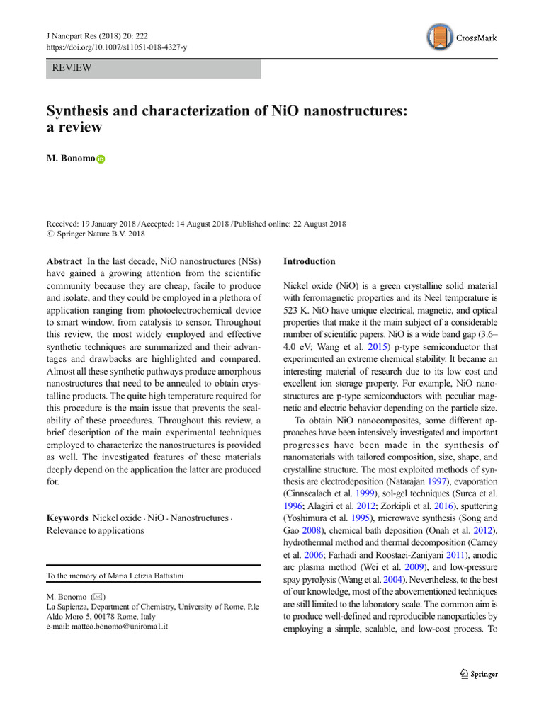 XRD OF NiO | Download Free PDF | Nanoparticle | X Ray Crystallography