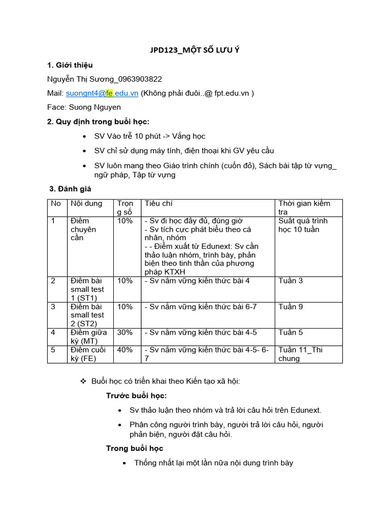 JPD123 - Lưu Ý | PDF