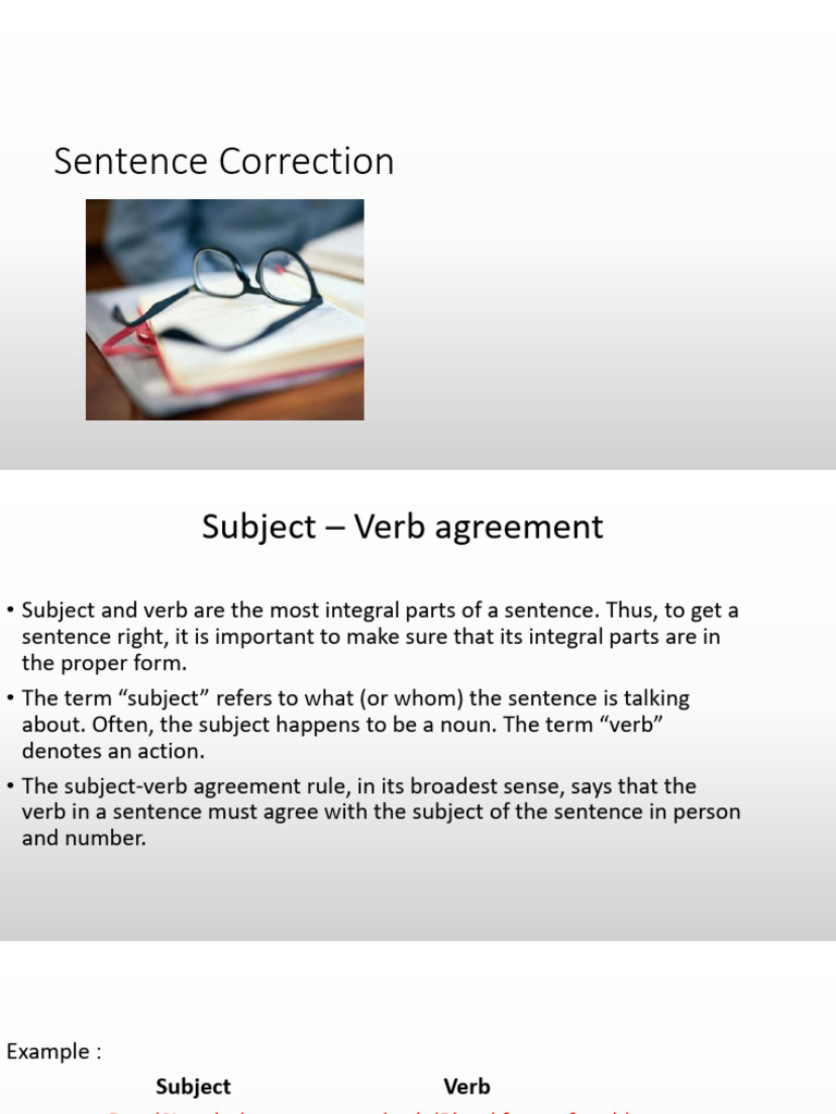 Sentence Correction- | PDF | Grammatical Number | Pronoun