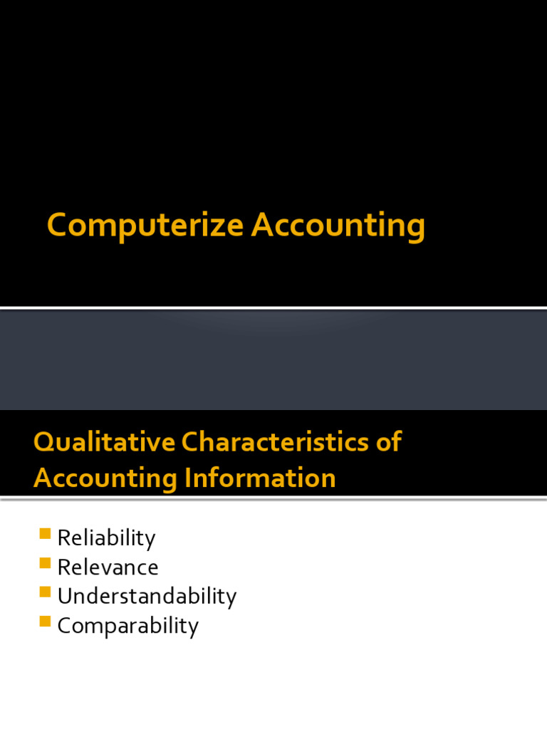 Computerize Accounting 3 | PDF
