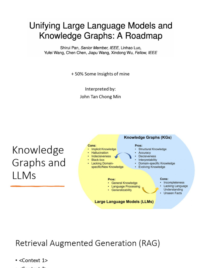 LLM With Knowledge Graphs | PDF | Knowledge | Computing